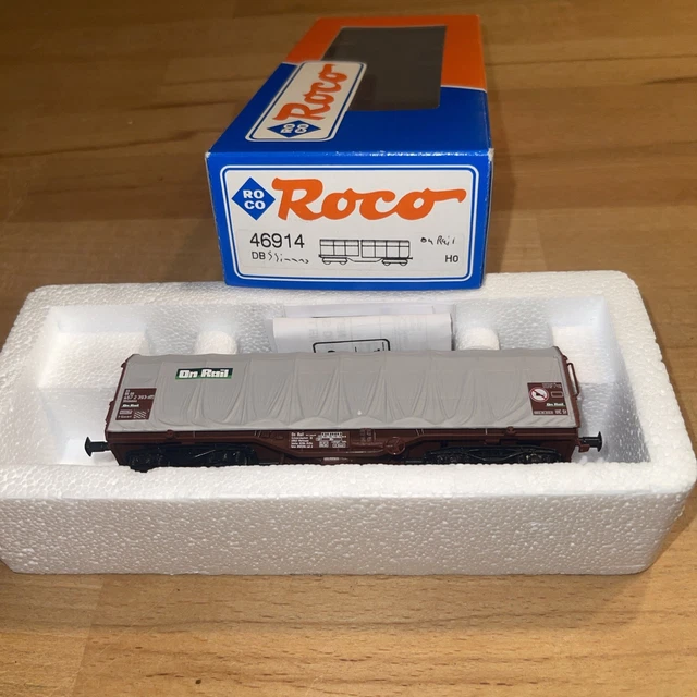 ROCO 46914 H0 Schiebeplanenwagen On Rail EUR 23,00 - PicClick DE