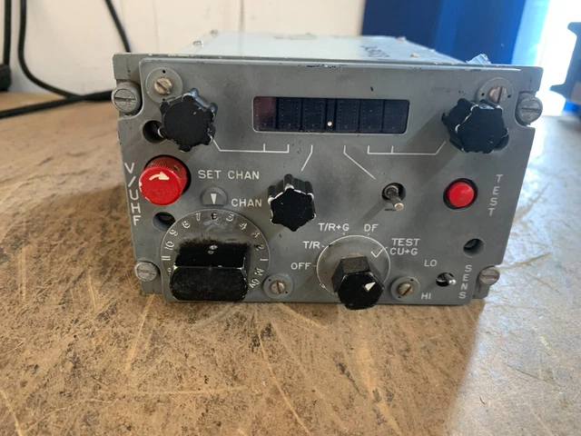 EX MOD TORNADO Aircraft V/UHF Radio Control Panel (R1) £45.00 - PicClick UK