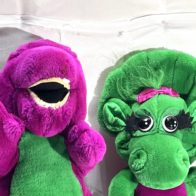 BABY BOP AND Barney Plush Set Pair, The Lyons Group Vintage 1992 ...