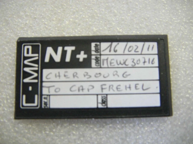 C - MAP NT + C-CARD CHERBOURG to CAP FREHEL Charts Raymarine FREE P&P EUR 105,56 - PicClick FR