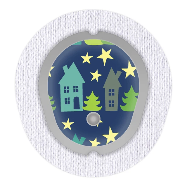 AUFKLEBER STICKER FÜR Dexcom G7 Sensor 2x Winter Stadt myDili Diabetes ...