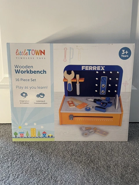 LITTLE TOWN ALDI Wooden Workbench DIY Toy Set. Christmas Gift. New Sealed. £34.95 - PicClick UK