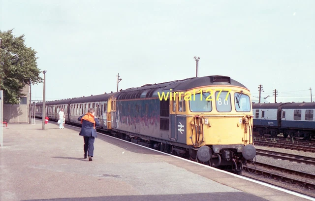 ORIGINAL RAILWAY PHOTOGRAPHIC negative Class 33 33109 at Eastleigh £3. ...
