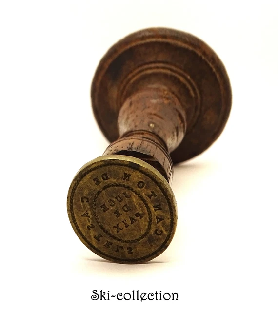 ANTIQUE SEAL STAMP To Wax- Special Judge of Peace, Canton Castels ...
