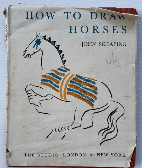 HOW TO DRAW Horses John Skeaping 1944 Drawing Art Animals Vintage $24. ...