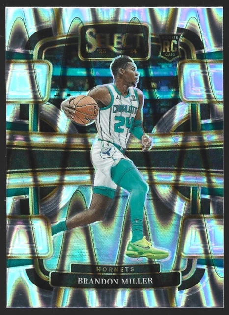 BRANDON MILLER RC 2023-24 Panini Select Concourse #80 Rookie Tectonic ...