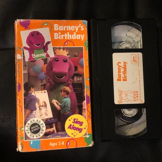 BARNEY'S BIRTHDAY - VHS Video - Pal - Video Rare Original cardboard ...
