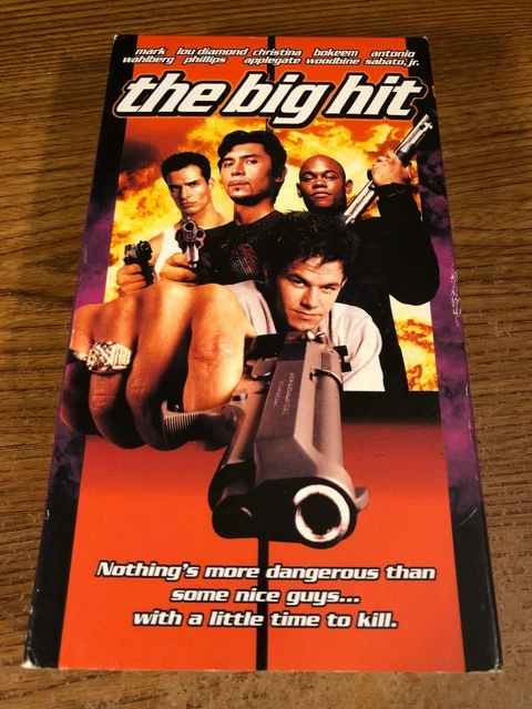 THE BIG HIT VHS VCR Video Tape Movie Mark Wahlberg Christina Applegate ...