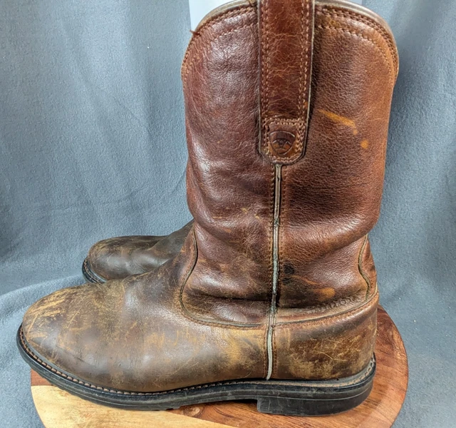 MENS ARIAT SIERRA Shock Shield Waterproof Soft Toe Work Boot 11.5 D S28 ...