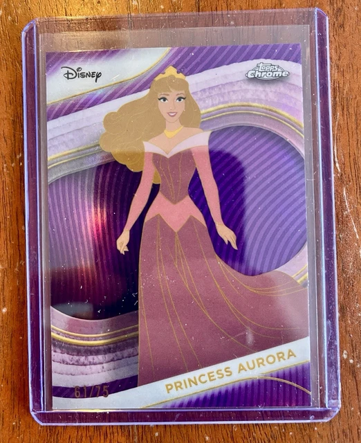 TOPPS CHROME DISNEY 2025 - Princess Aurora 61/75 Colormatch EUR 40,00 ...