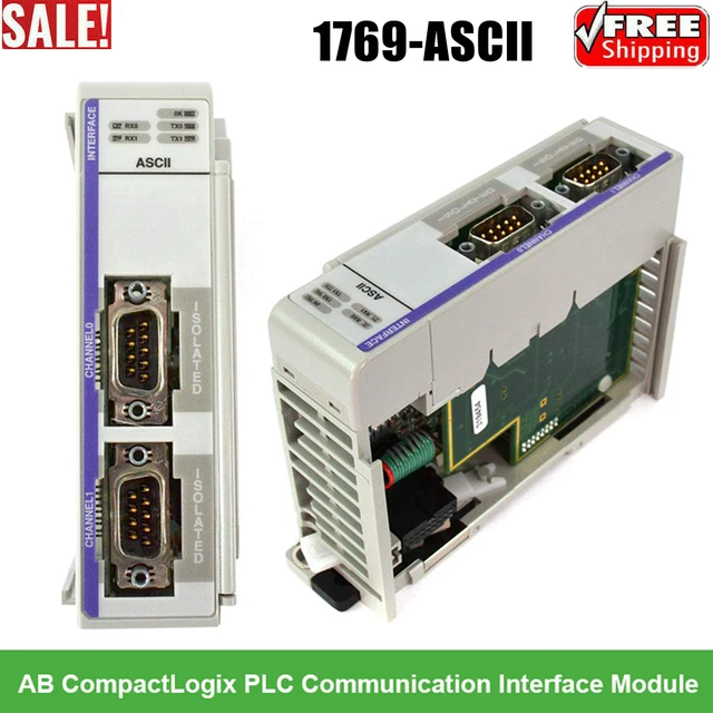 MODULE D'INTERFACE DE communication original 1769-ASCII AB Compact Logix PLC ot16 EUR 540,42 ...