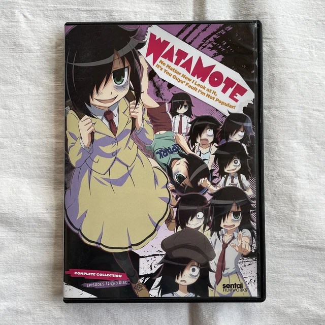 WATAMOTE: COMPLETE COLLECTION Anime DVD Rare 2014 3-Disc Set, English ...