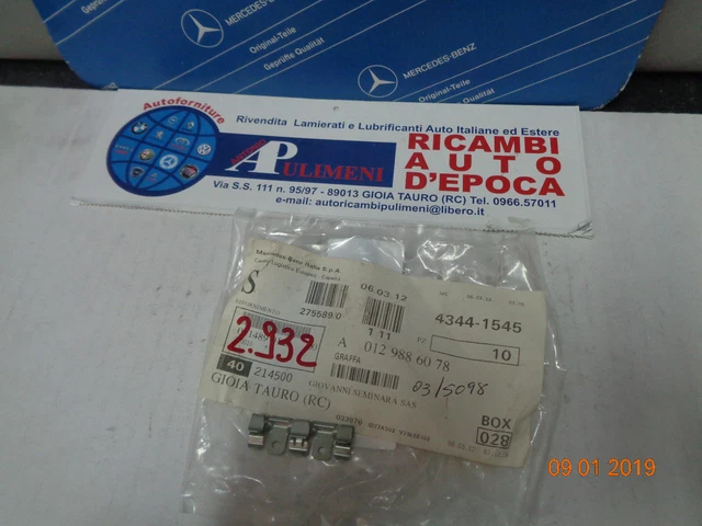 A0129886078 CLIP FISSAGGIO Montante Mercedes W169 W245 EUR 15,00 ...