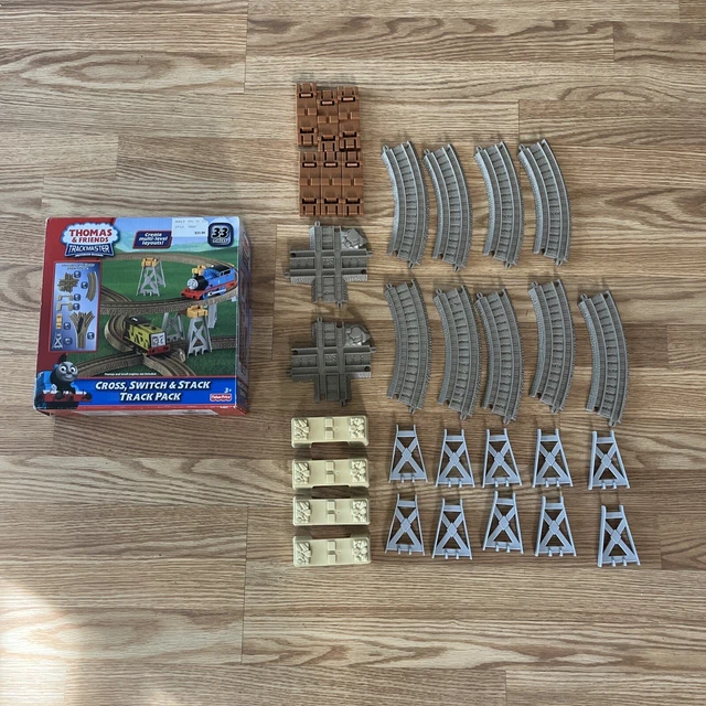 THOMAS AND FRIENDS Trackmaster Cross Switch Stack Track Pack 31 Railway ...