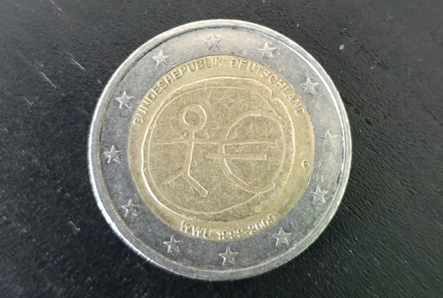 2 EURO MÜNZE Strichmännchen Fehlprägung EUR 100,00 - PicClick DE