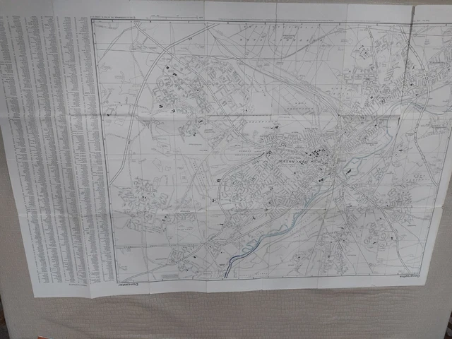 VINTAGE DONCASTER STRASSENPLAN Roadmap/Atlas Geographia 1981/82 ...