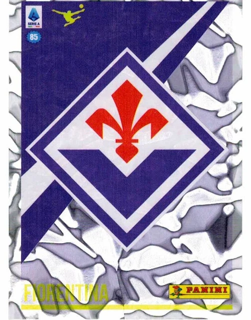 CALCIATORI PANINI 2023-2024 Figurina N. 106 Logo Scudetto Fiorentina ...