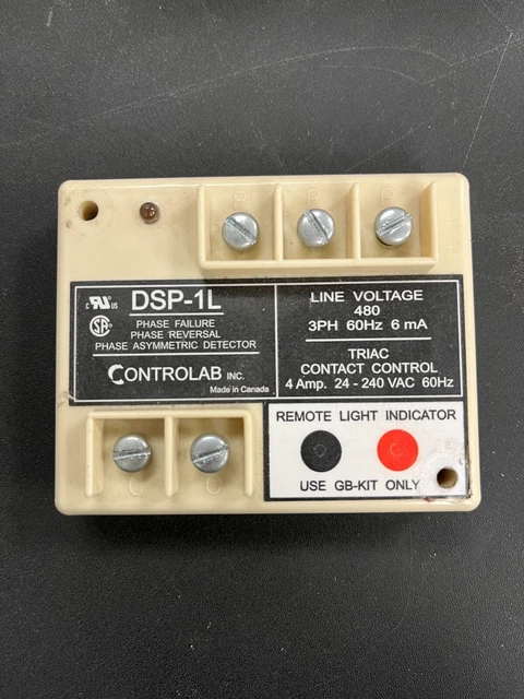 CONTROLAB 3-PHASE IMBALANCE Detector Dsp-1L $300.00 - PicClick CA