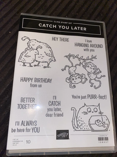 STAMPIN UP STAMPS: catch you later £10.00 - PicClick UK