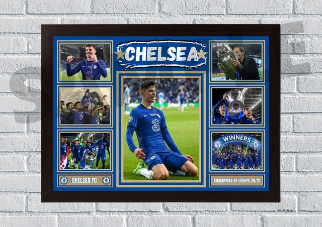 CHELSEA FC CHAMPIONS League Winners 2021 A4/A3 Gift/Memorabilia ...