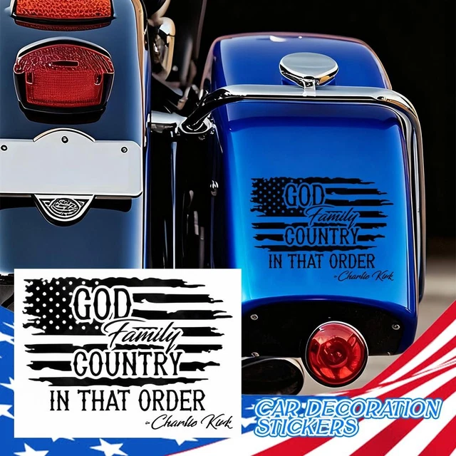 CHARLIE KIRK'S TRUE American Hero Car Bumper Stickers Car decoration ...