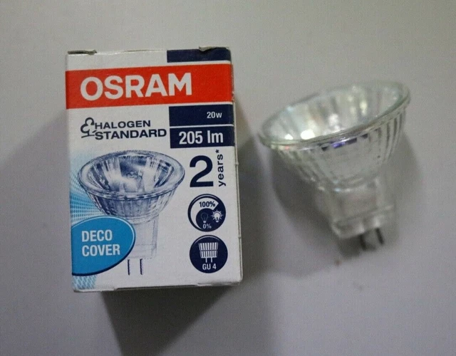 LAMPADA RIFLETTORE DECOSTAR 35S 20W 205lm 2800K GU4 (90) EUR 5,99 - PicClick IT