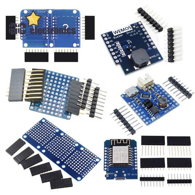 ESP8266 WEMOS D1 mini NodeMCU WiFi Development Board ProtoBoard Shield ...