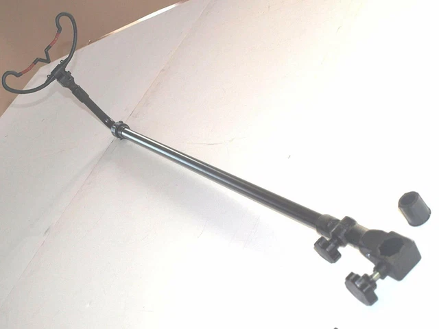 EX DISPLAY UNIVERSAL extending feeder arm curve + float rod rest fits ...