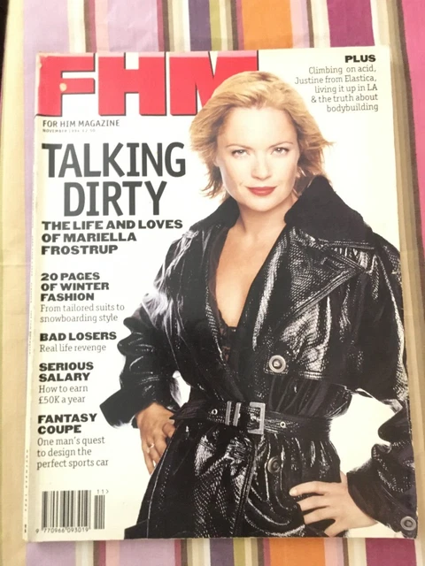 FHM MAGAZINE NOVEMBER 1994 MARIELLA FROSTRUP & ELASTICA £7.00 - PicClick UK