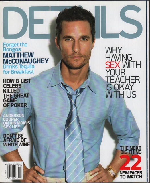 DÉTAILS AVRIL 2005 Matthew McConaughey Ridley Howard Kuzuo Ishiguro ...