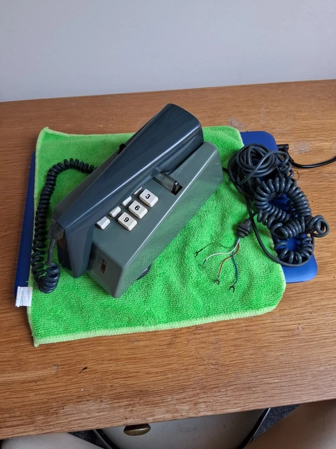 ORIGINAL VINTAGE PUSH Button Landline Corded Trim Phone 766STC 80/5. £ ...