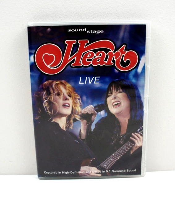 HEART: LIVE SOUND Stage DVD 2008 Region All - Free Tracked Postage $29. ...