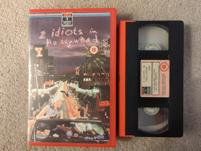 2 IDIOTS IN Hollywood VHS Video Big Box Ex Rental RCA *Not on DVD* £6. ...
