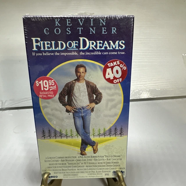 FACTORY SEALED FIELD OF DREAMS (1989) VHS TAPE! 1990 MCA, w/ Watermark ...