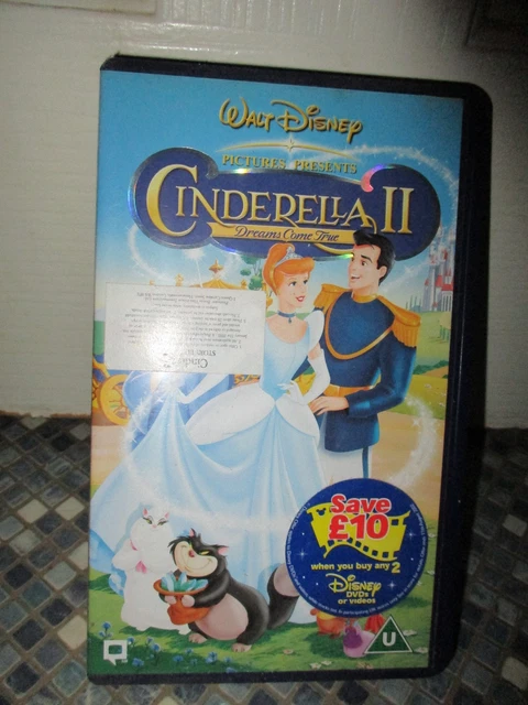 Cinderella Ii Dreams Come True Vhs Walt Disney 2002 Brand New Rare 14