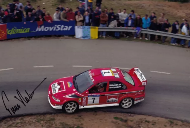 TOMMI MAKINEN HANDSIGNIERT Mitsubishi 12x8 Foto Rallye Autogramm 8 EUR ...