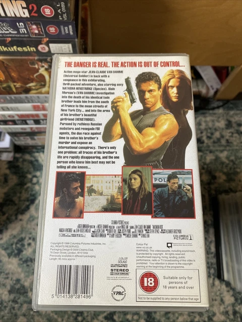 JEAN CLAUDE VAN damme/ Natasha Henstridge "Maximum Risk" vhs EUR 5,66 ...