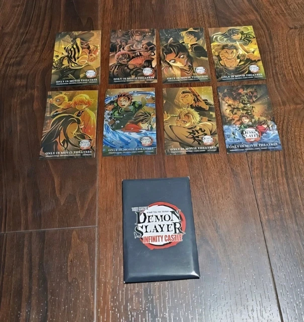 DEMON SLAYER INFINITY Castle (2025) Sealed Pack Set of 8 Trading Cards ...