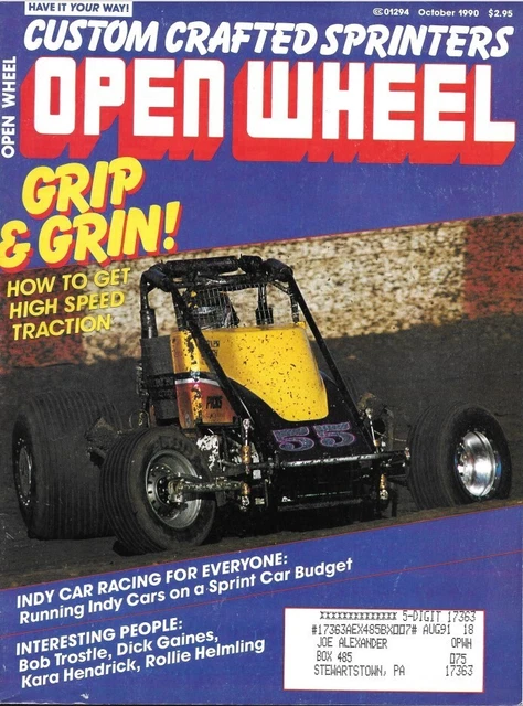OPEN WHEEL MAGAZINE October 1990 Joe Alexander’s Copy Please Read £7.68 ...