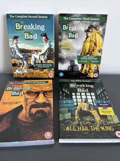 BREAKING BAD BOXSET DVD Bundle Complete seasons 2,3,4 & 5 £7.99 ...