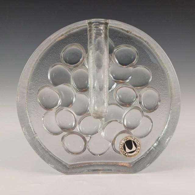 LABELLED WALTHER GLAS German Solifleur Glass Stem Vase £30.00 - PicClick UK