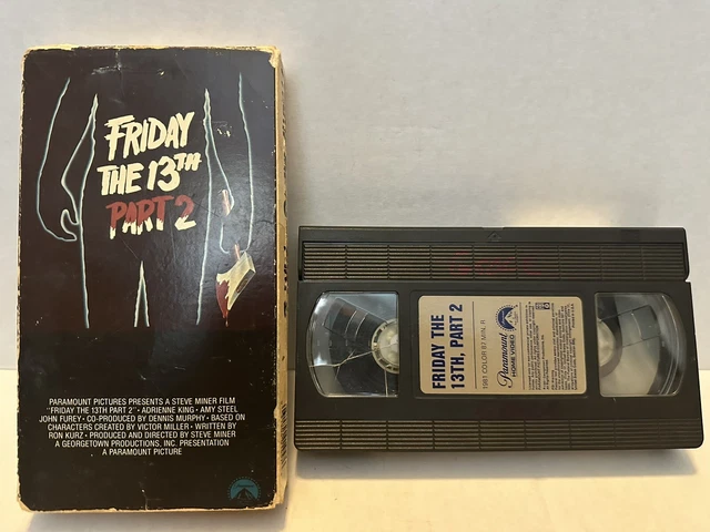 FRIDAY THE 13TH Part 2 VHS 1981 Paramount Horror £17.10 - PicClick UK