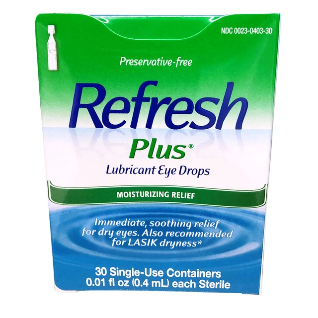 30/BOX SINGLE USE Lubricant Eye Drop Containers .01 fl oz - 1 Box £29. ...