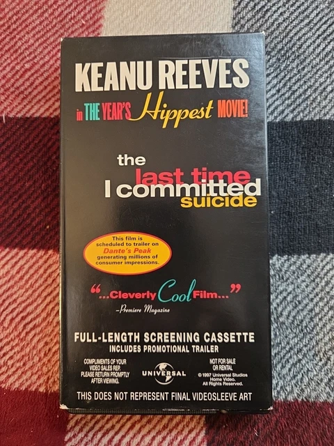 THE LAST TIME I Committed Suicide (1997)-VHS-Keanu Reeves- Screener BUY ...