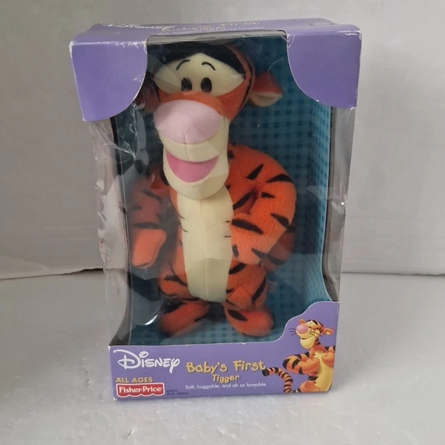 DISNEY BABY'S FIRST Tigger Fisher Price Winnie The Pooh Plush Soft Toy ...