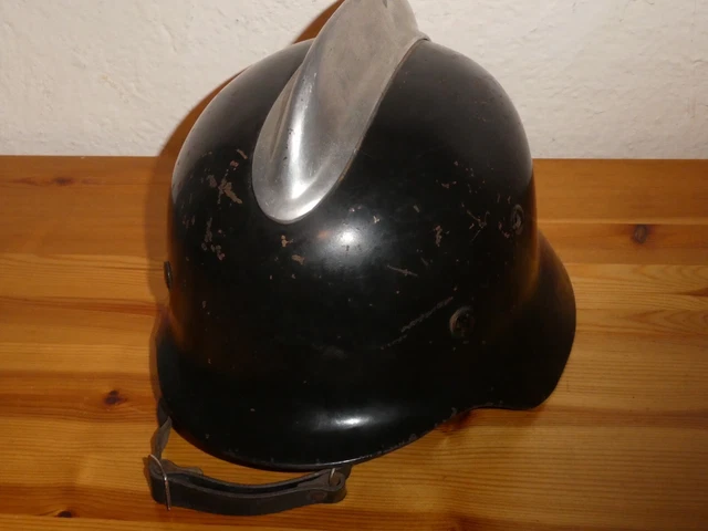 HELM/STAHLHELM/DEUTSCHLAND/FEUERWEHR/KOMPLETT/KRIEG/WERKSCHUTZ/BRAND ...