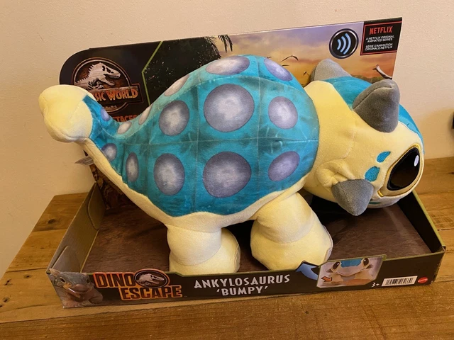 JURASSIC WORLD DINO Escape Camp Cretaceous Ankylosaurus Bumpy Plush ...