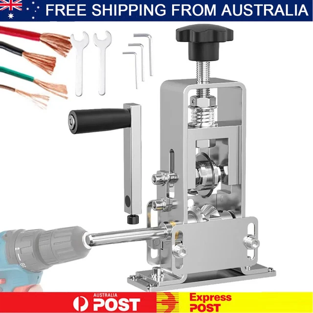 MANUAL & ELECTRIC Wire Stripping Machine Cable Cutter Copper Peeling ...