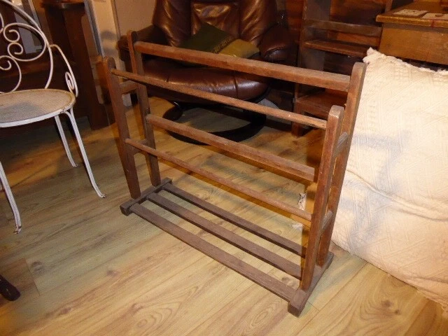 VINTAGE *EDWARDIAN* OAK Boot Rack Drying Rack £49.00 - PicClick UK