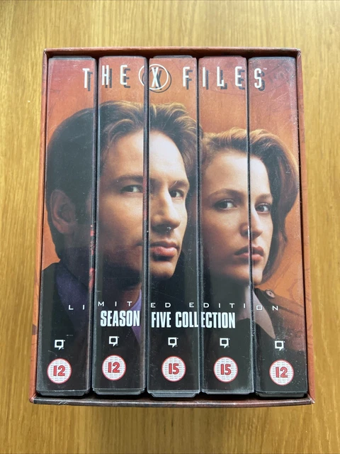 THE X FILES Season 5 Vhs Box Set - Rare Retro Vintage Sci Fi Series £9. ...